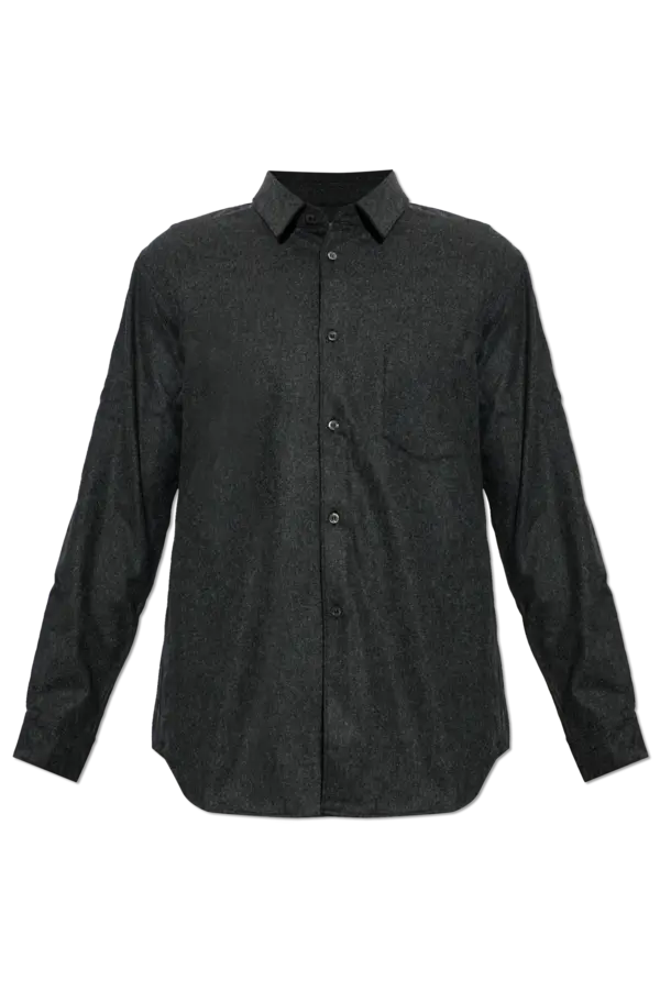 Comme Des Garçons Wool Shirt With Pocket