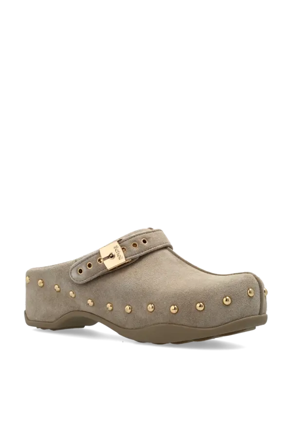 DR. SCHOLL'S SHOES Suede Mules 'pescura Phoebe