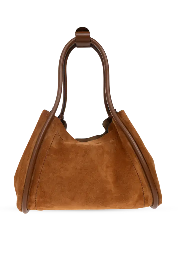 Max Mara Suede Tote Bag ‘marine - Brown