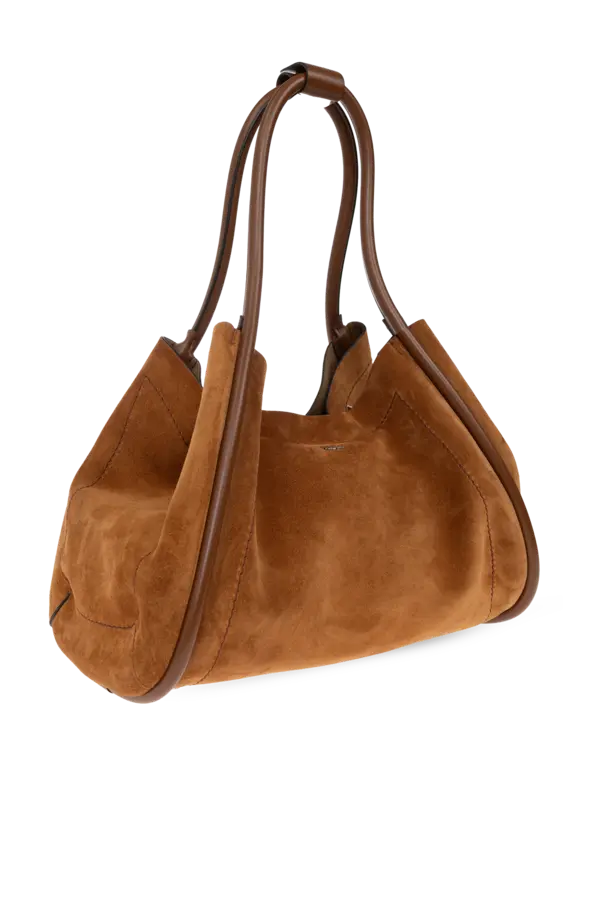 Max Mara Suede Tote Bag ‘marine - Brown