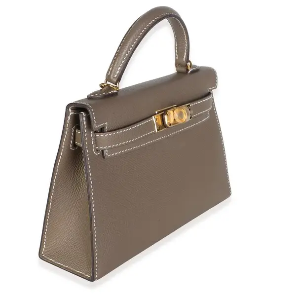 Hermès Etoupe Epsom Sellier Kelly Ii 20 Ghw