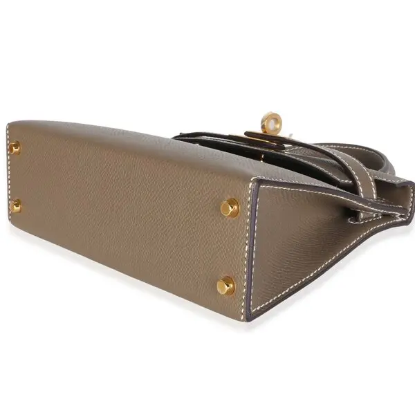 Hermès Etoupe Epsom Sellier Kelly Ii 20 Ghw