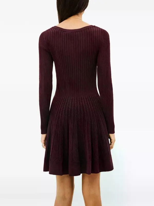 Ba&sh Paola Ribbed-knit Mini Dress