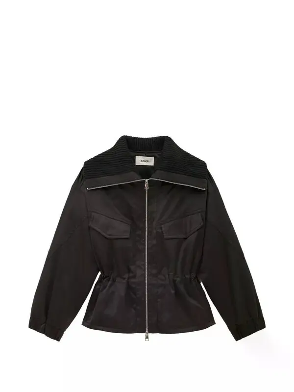 Ba&sh Indra Ribbed-collar Jacket