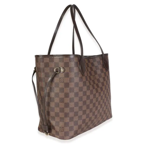 LOUIS VUITTON Damier Ebene Canvas Neverfull Mm - Brown