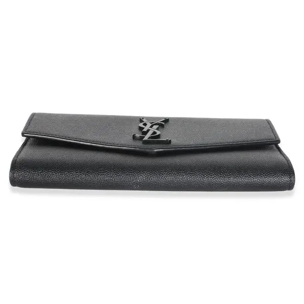 Saint Laurent Grain De Poudre Uptown Chain Wallet