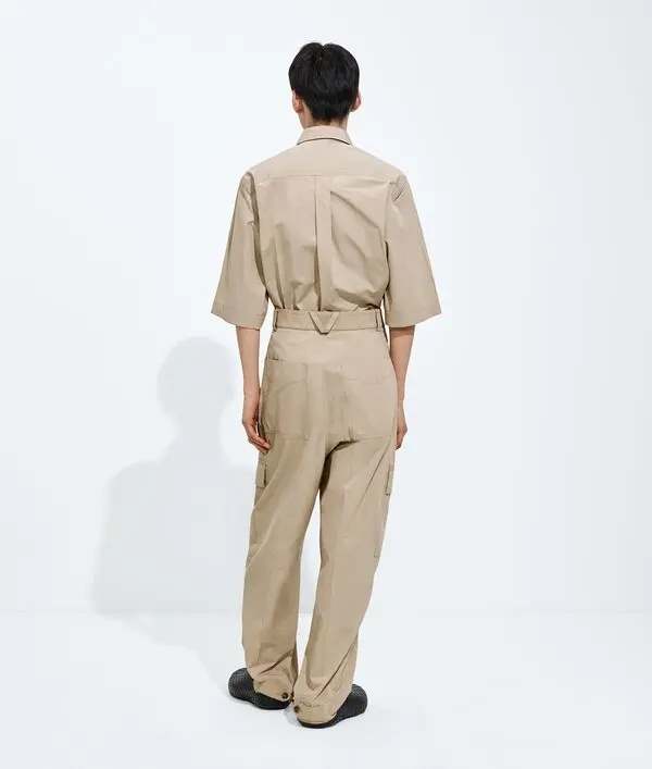 Bottega Veneta Cotton Toile Cargo Pants