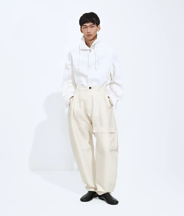 Bottega Veneta Cotton And Silk Pants