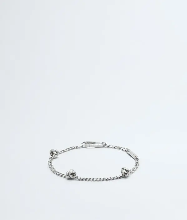 Bottega Veneta Knot Bracelet - Silver