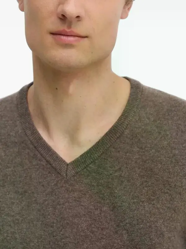 BENETTON V-neck Long-sleeve Sweater