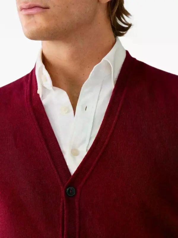 HACKETT  V-neck Button-up Vest
