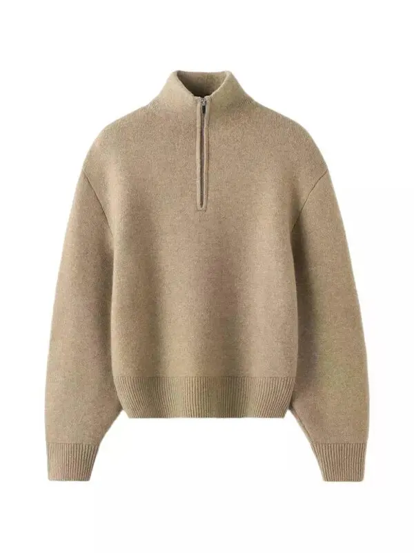 Almada Label Dana Half-zip Knitted Sweater