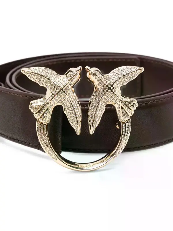 Pinko Love Birds Crystal-embellished Belt