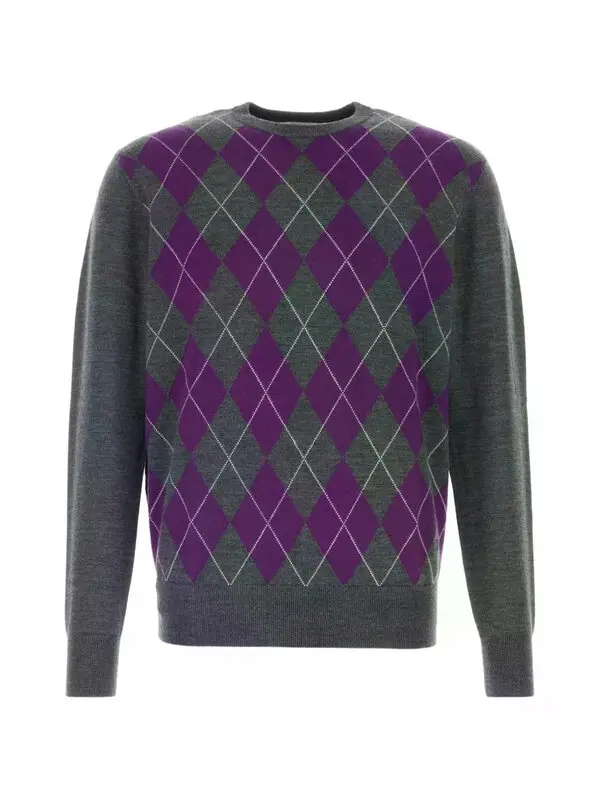 Gimaguas Angel Argyle-knit Sweater