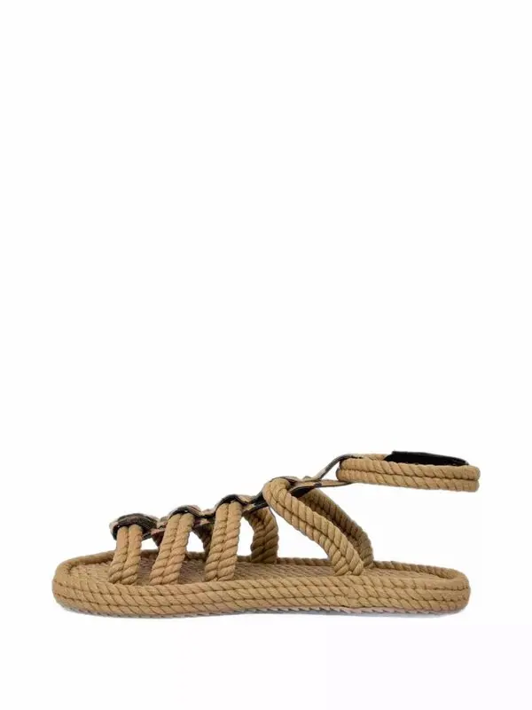 BOHONOMAD Serengeti Leopard-print Studded Sandals