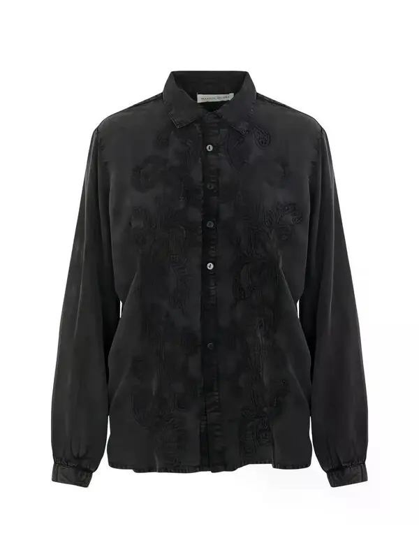 MAISON HOTEL Petra Embroidered Shirt - Black