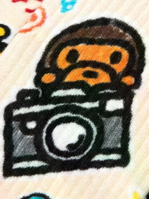 A BATHING APE Baby Milo Graphic-print Socks