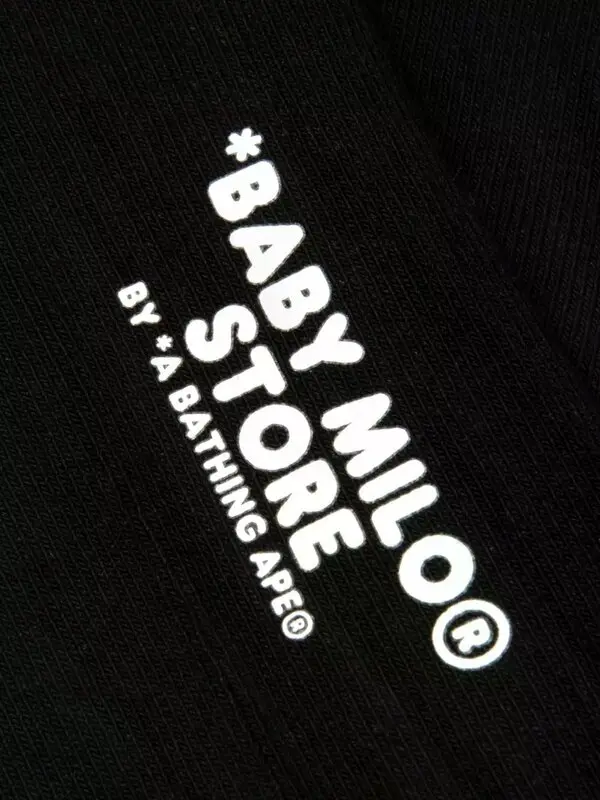 A BATHING APE Baby Milo Graphic-print Ankle Socks