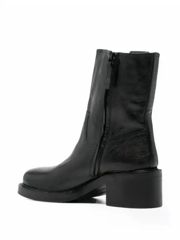 ZOLFO Leather Ankle Boots