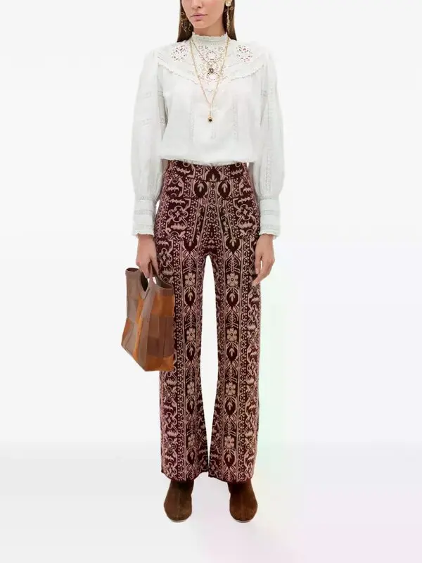 Rixo Ceara Tapestry-print Trousers