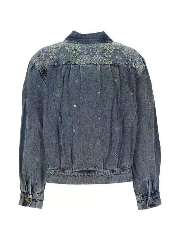 MAISON HOTEL Ryder Embroidered Denim Jacket