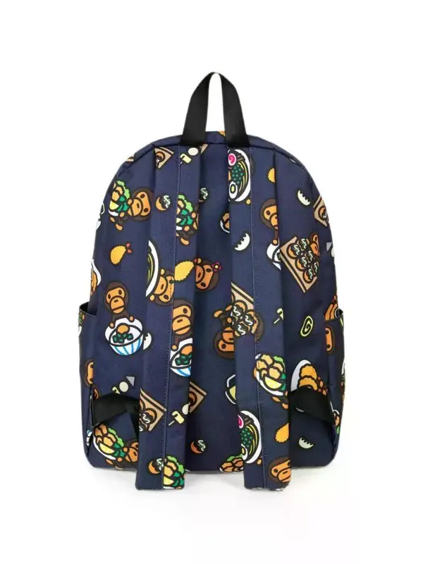 A BATHING APE Baby Milo Print Backpack