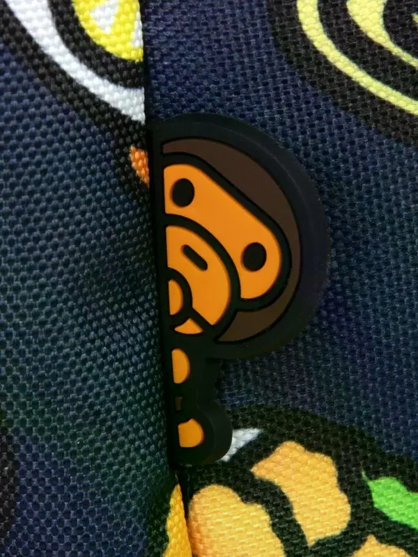 A BATHING APE Baby Milo Print Backpack
