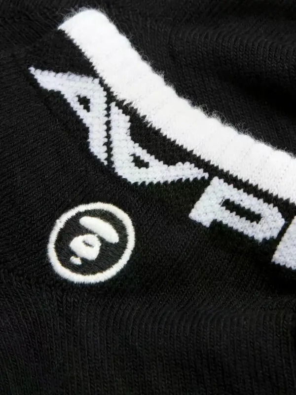 AAPE BY *A BATHING APE Moonface Logo Socks
