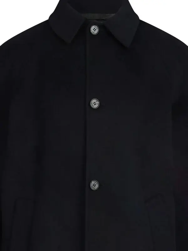 PALTO' Raglan-sleeve Single-breasted Coat