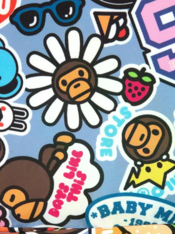 A BATHING APE Small Baby Milo All-over Print Backpack