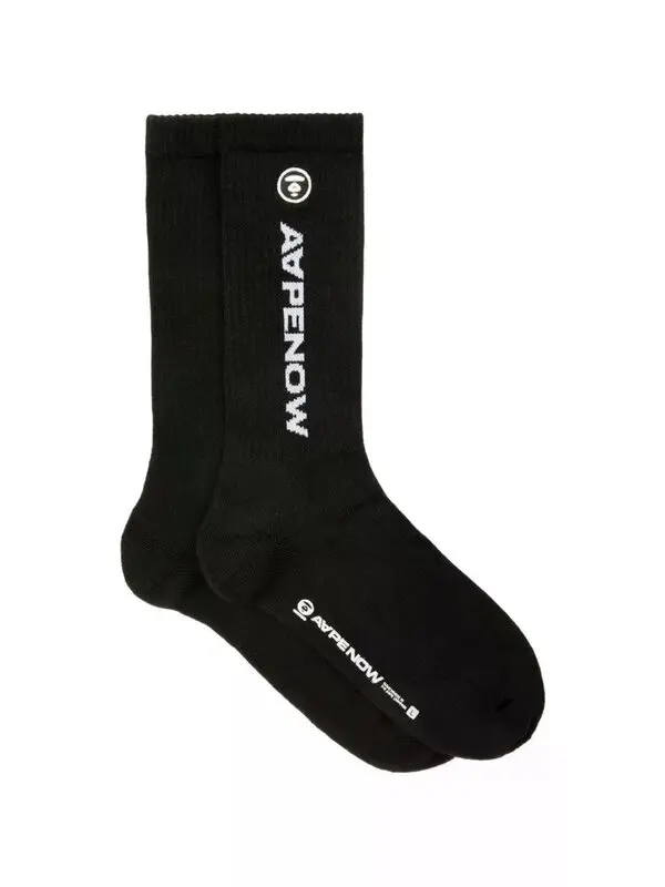AAPE BY *A BATHING APE Aapenow Logo-embroidered Socks