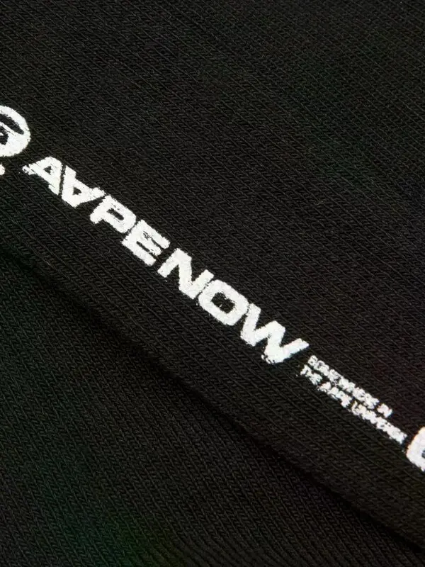 AAPE BY *A BATHING APE Aapenow Logo-embroidered Socks