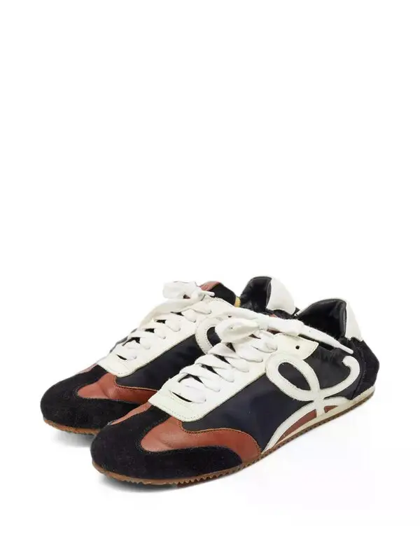 Loewe Leather Panelled Sneakers