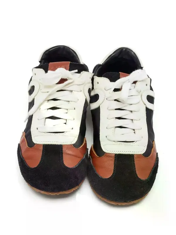 Loewe Leather Panelled Sneakers