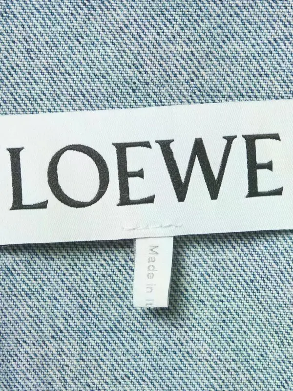 Loewe Anagram Laser-cut Denim Jacket