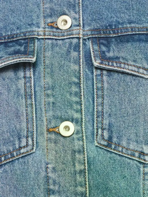 Loewe Anagram Laser-cut Denim Jacket