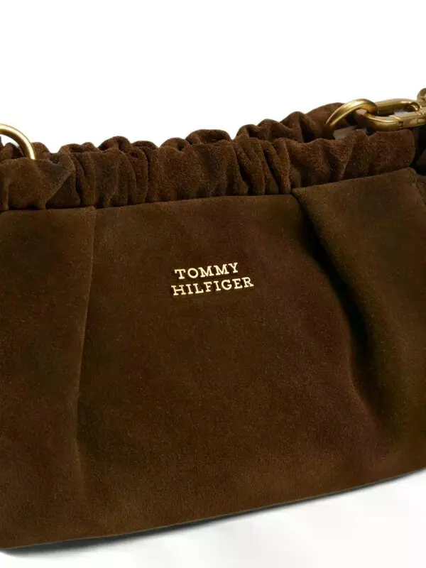 Tommy Hilfiger Suede Cross Body Bag - Brown