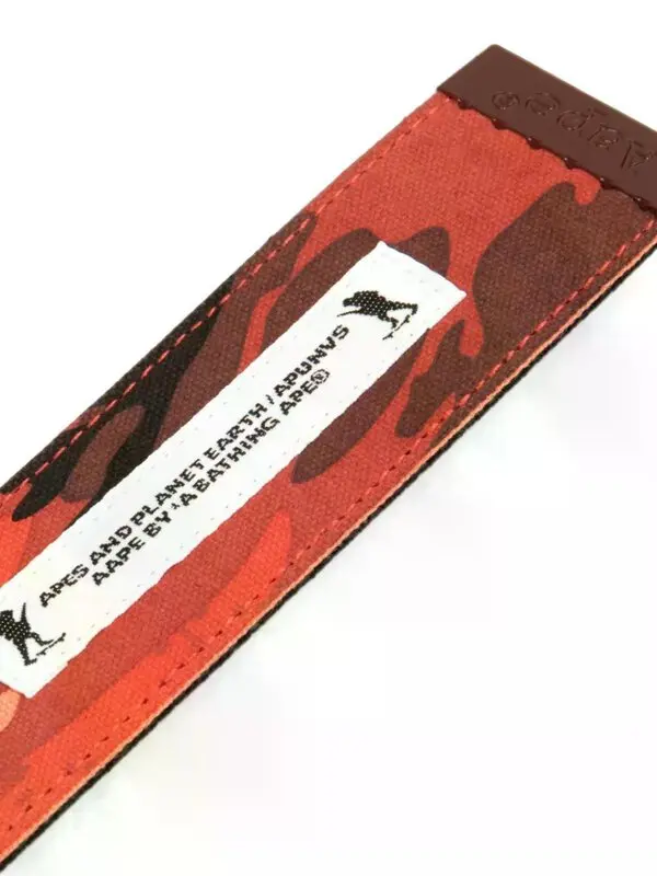 AAPE BY *A BATHING APE Camouflage-pattern Buckle Belt