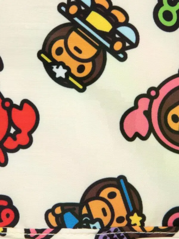 A BATHING APE Small Baby Milo All-over Print Backpack