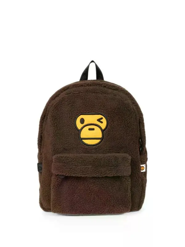 A BATHING APE Medium Baby Milo Fleece Backpack