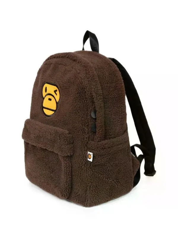 A BATHING APE Medium Baby Milo Fleece Backpack
