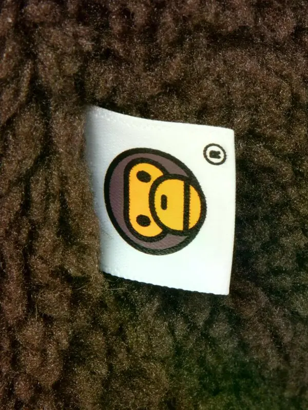 A BATHING APE Medium Baby Milo Fleece Backpack