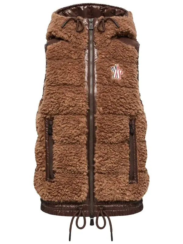 Moncler Grenoble: Insulated Teddy-style Hooded Vest
