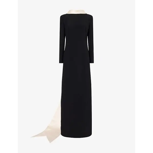 Sabina Bilenko The Hadley Silk Crepe De Chine Gown