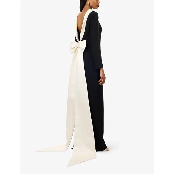 Sabina Bilenko The Hadley Silk Crepe De Chine Gown