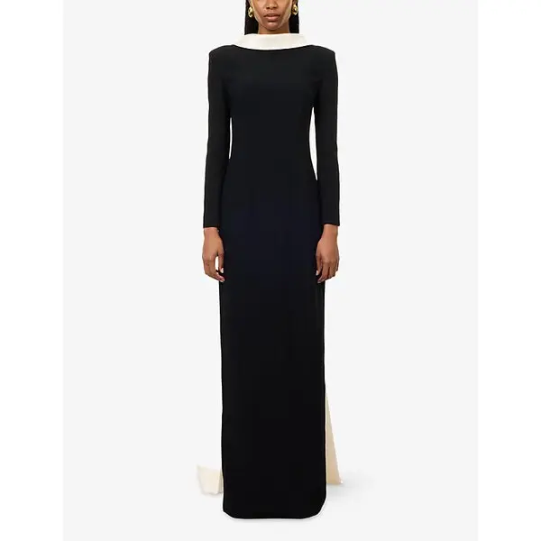 Sabina Bilenko The Hadley Silk Crepe De Chine Gown