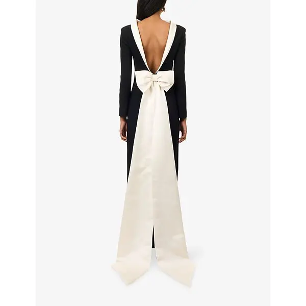 Sabina Bilenko The Hadley Silk Crepe De Chine Gown