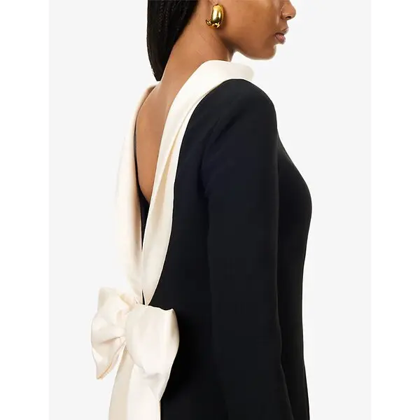 Sabina Bilenko The Hadley Silk Crepe De Chine Gown