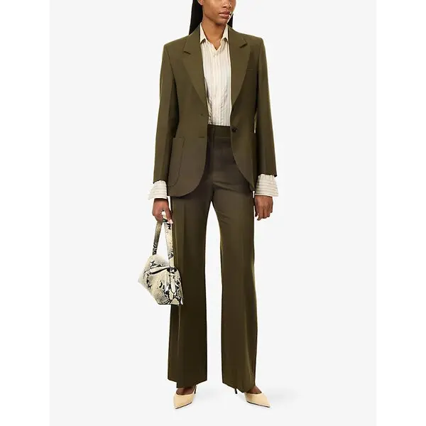 Victoria Beckham Alina Straight-leg Woven Trousers