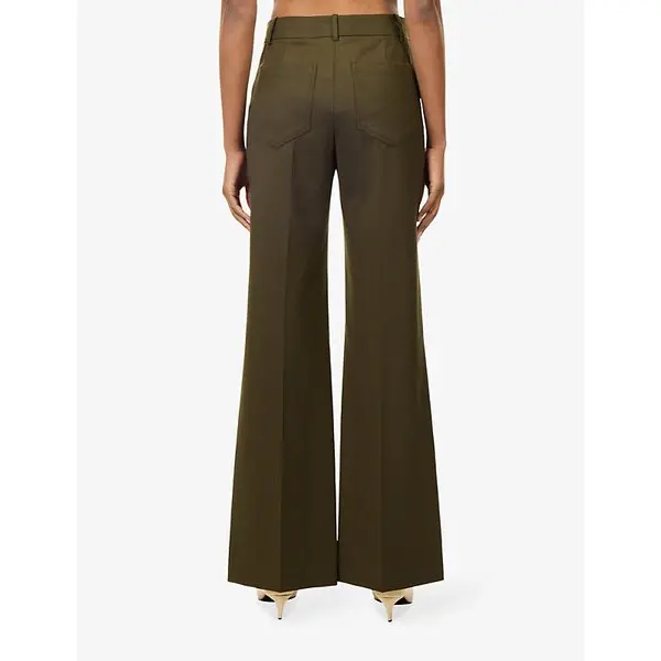 Victoria Beckham Alina Straight-leg Woven Trousers